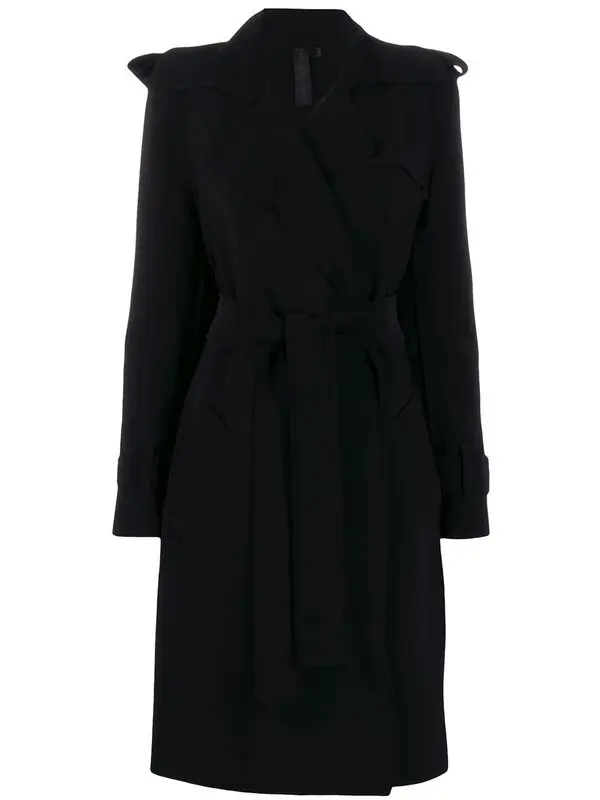 Norma Kamali Belted Trench Coat