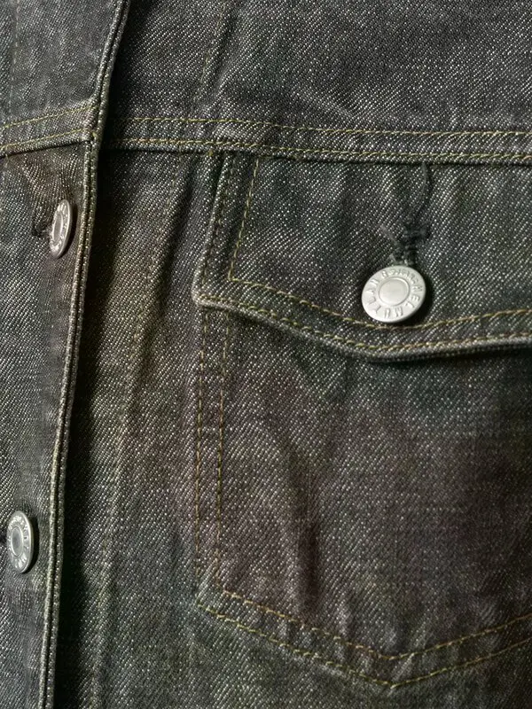 Helmut Lang Buttoned Denim Jacket - Grey