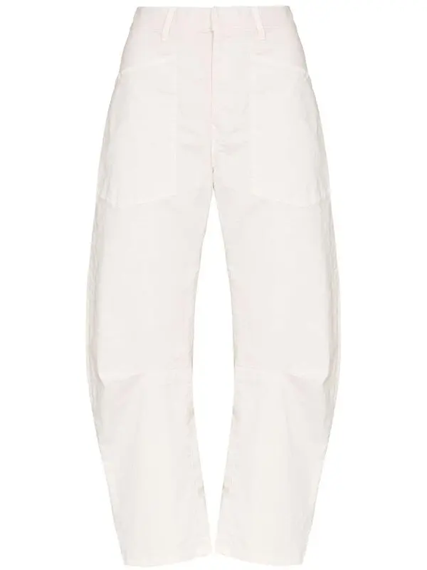 NILI LOTAN Shon Balloon-leg Trousers - White