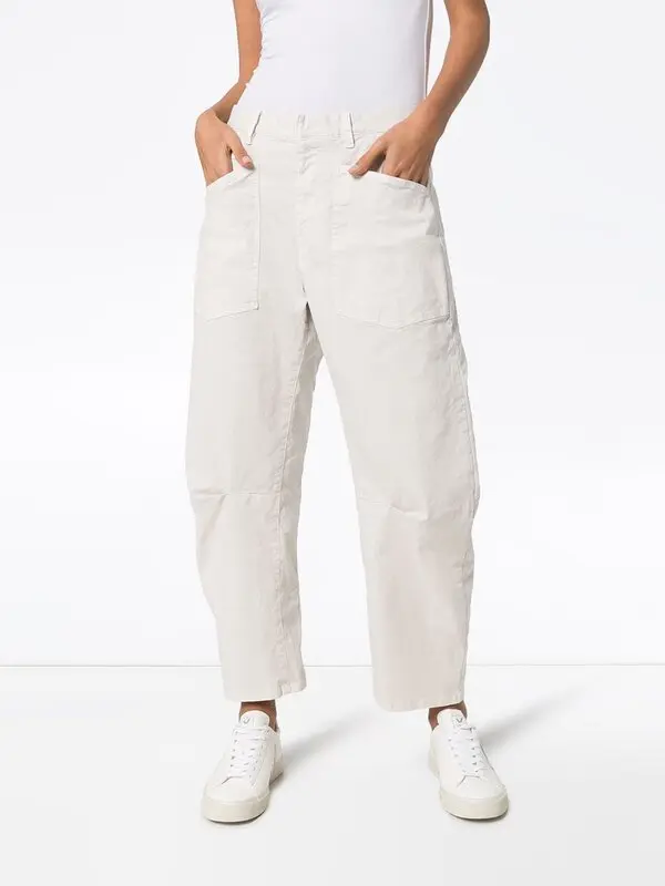 NILI LOTAN Shon Balloon-leg Trousers - White