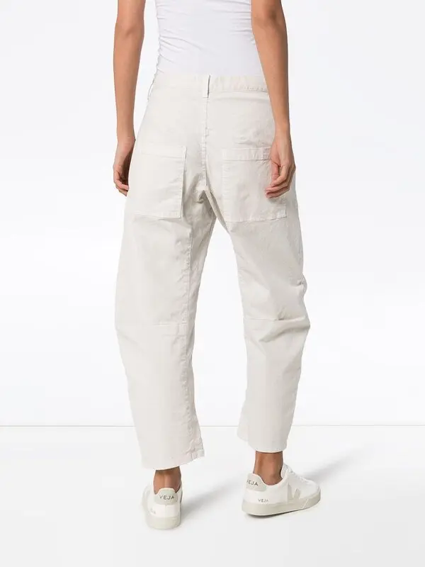 NILI LOTAN Shon Balloon-leg Trousers - White