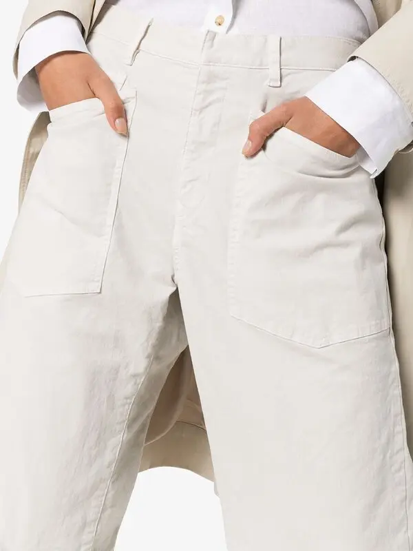 NILI LOTAN Shon Balloon-leg Trousers - White