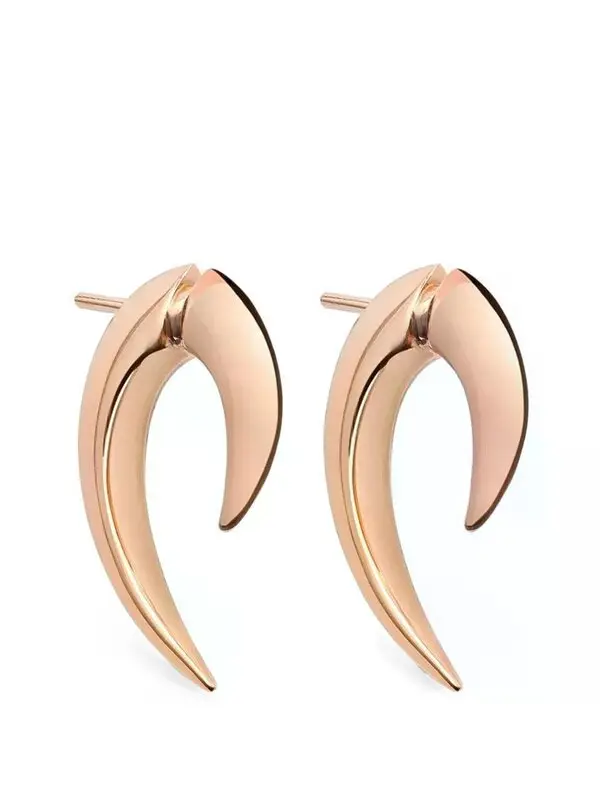 SHAUN LEANE Talon Vermeil Earrings - Pink