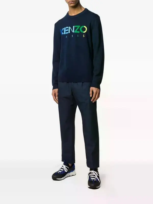 Kenzo Elasticated-waistband Cropped Trousers