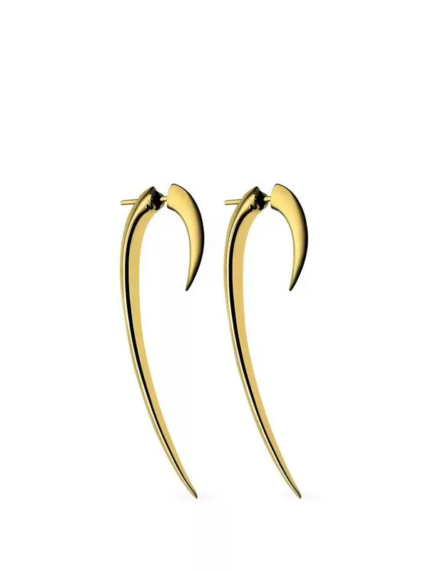 SHAUN LEANE Medium Hook Earrings In 18k - Gold
