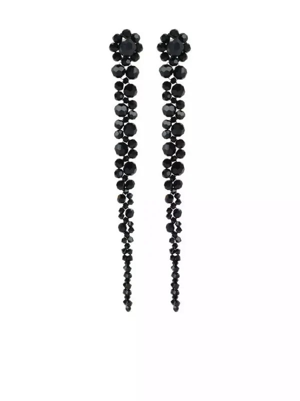 Simone Rocha Bead Drip Earrings - Black