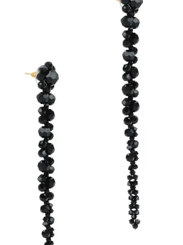 Simone Rocha Bead Drip Earrings - Black