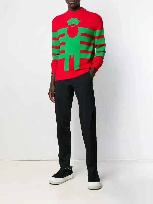 WALTER VAN BEIRENDONCK 2008 Knitted Intarsia Jumper