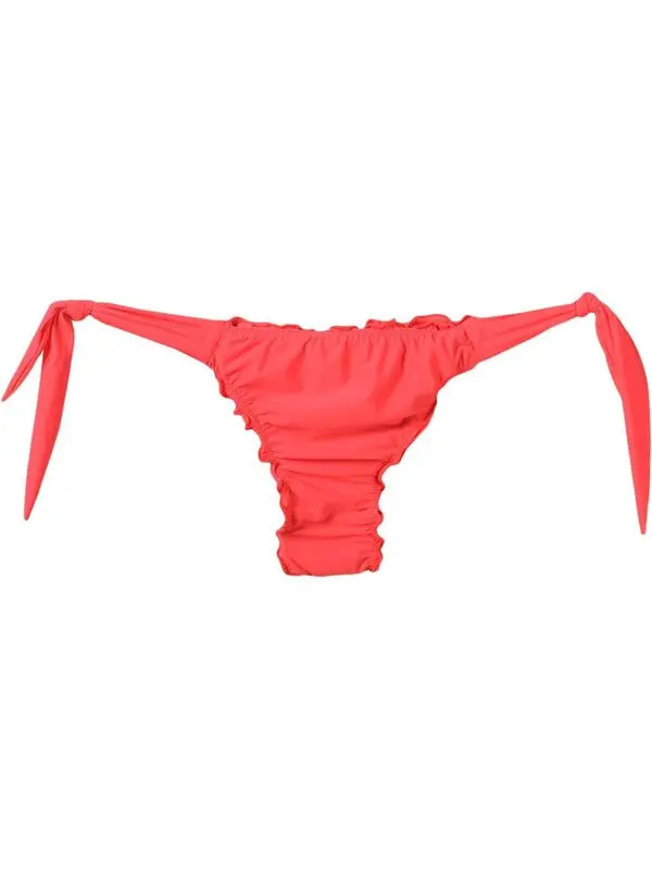 AMIR SLAMA Frilled Bikini Bottoms - Red