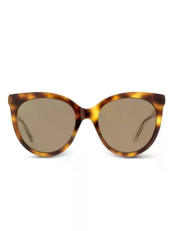 Gucci Round Frame Sunglasses - Brown