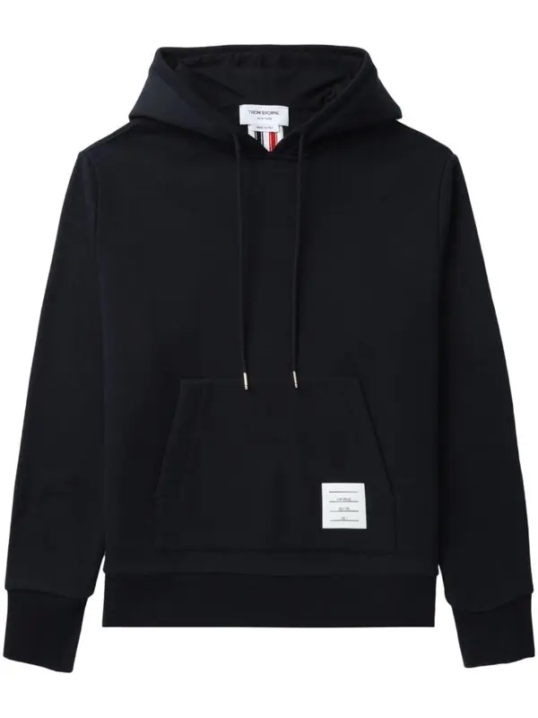 Thom Browne Rwb Stripe Loopback Hoodie
