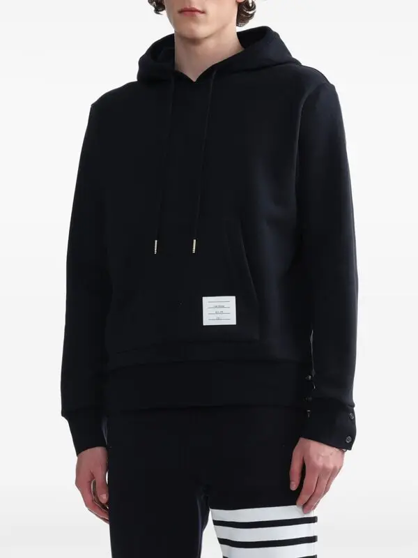 Thom Browne Rwb Stripe Loopback Hoodie