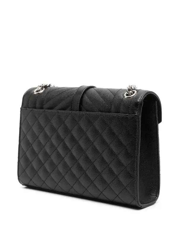 Saint Laurent Medium Envelope Shoulder Bag - Black