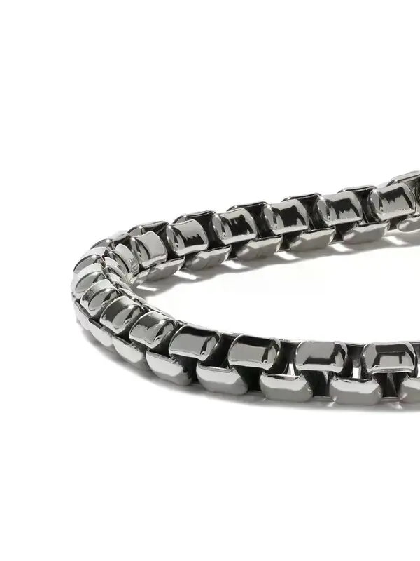 David Yurman Chain Box Chain Large Bracelet - Silver