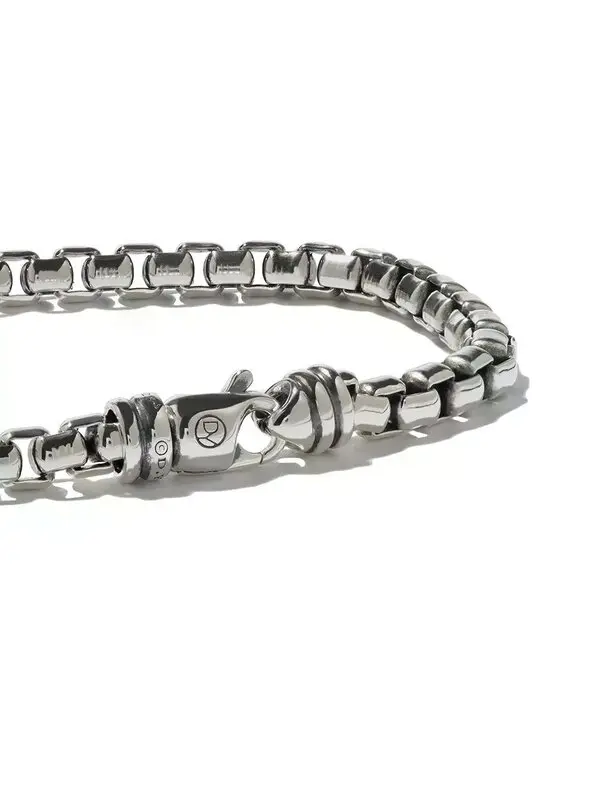 David Yurman Chain Box Chain Large Bracelet - Silver