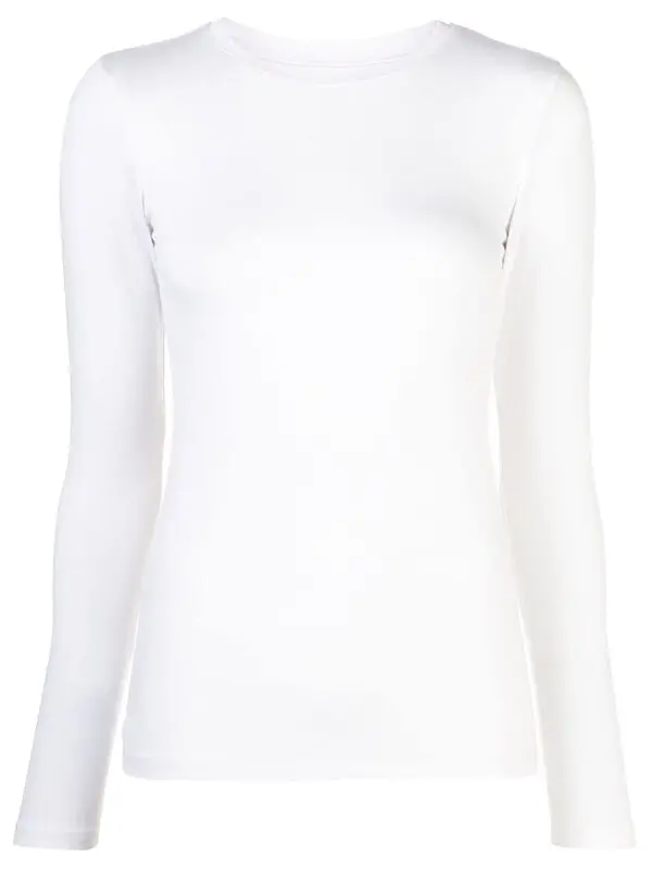 L'Agence Tess Long-sleeved T-shirt - White