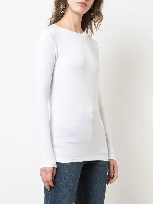 L'Agence Tess Long-sleeved T-shirt - White