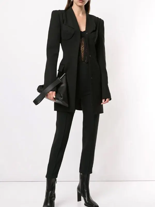 DION LEE Tailored Bra Blazer Dress