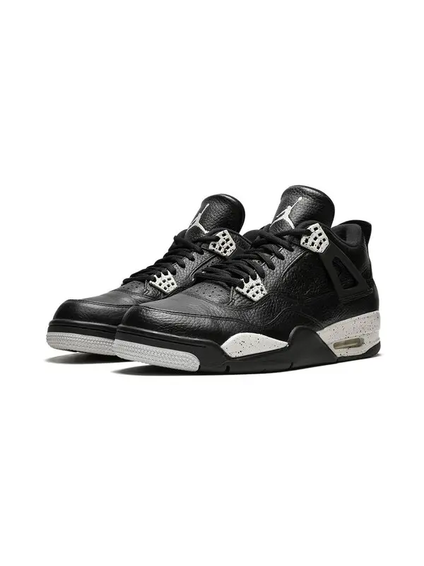 JORDAN 4 Retro Ls Oreo Sneakers - Black