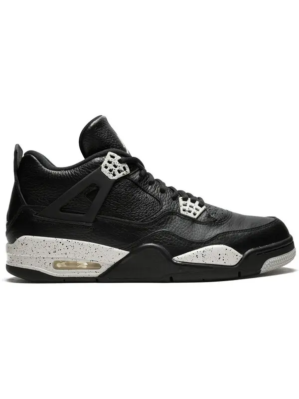 JORDAN 4 Retro Ls Oreo Sneakers - Black