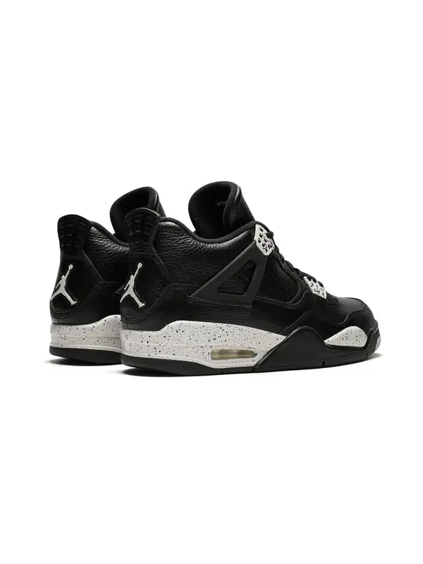 JORDAN 4 Retro Ls Oreo Sneakers - Black