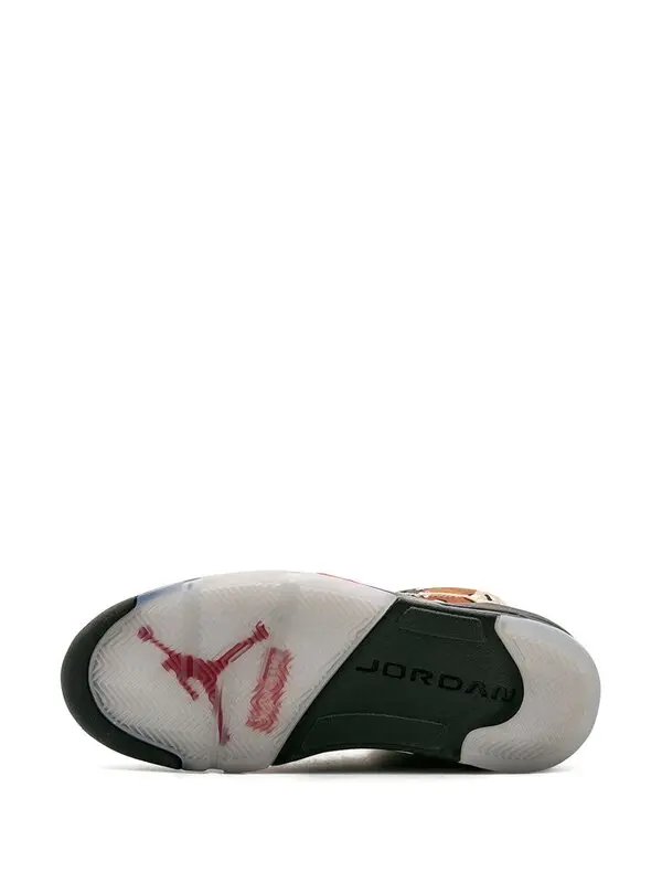JORDAN Air 5 Retro Supreme Camo Sneakers - Neutrals