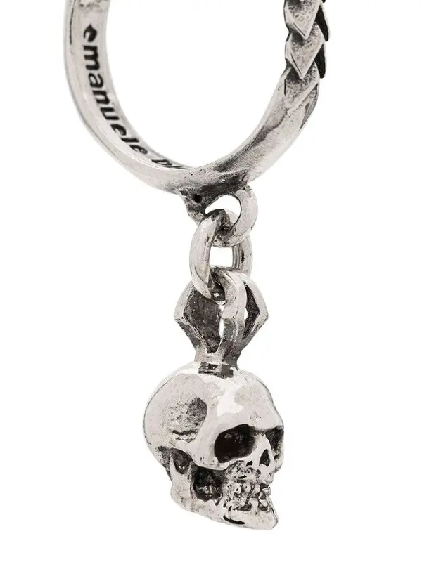 Emanuele Bicocchi Skull Hoop Earring