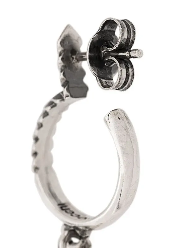 Emanuele Bicocchi Skull Hoop Earring