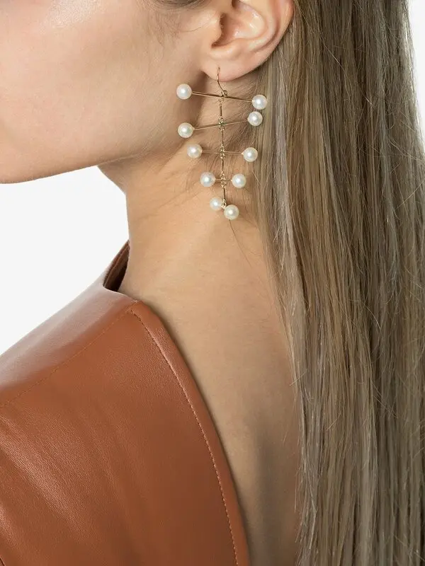 Mateo 14kt Blizzard Mobile Pearl Earring