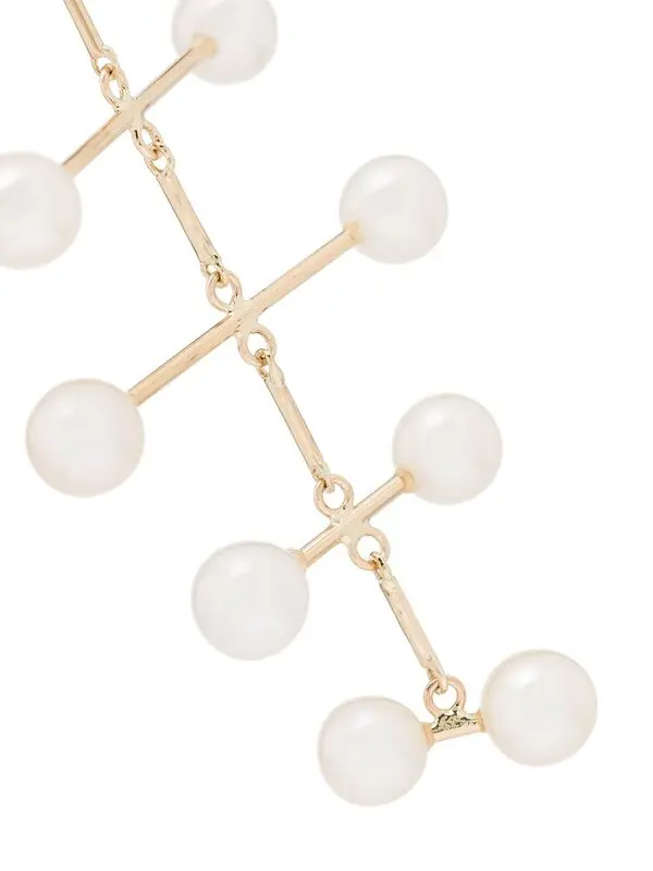Mateo 14kt Blizzard Mobile Pearl Earring