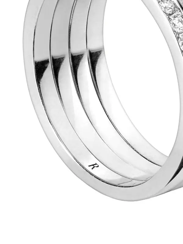 REPOSSI 18kt White Gold Antifer Diamond Ring