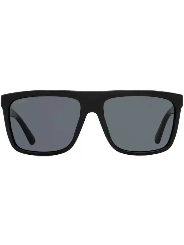 Gucci Oversized Square-frame Sunglasses - Black
