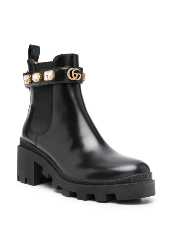 Gucci Double G 60mm Ankle Boots