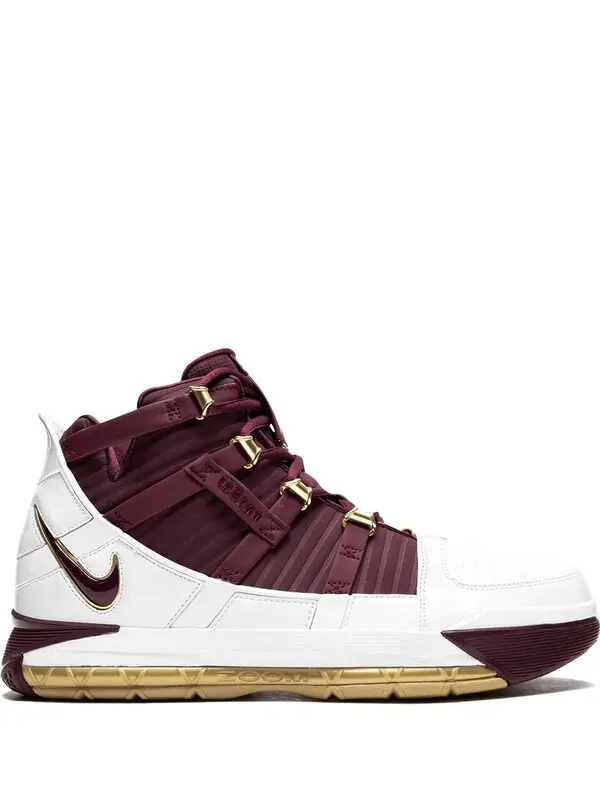 Nike Zoom Lebron 3 Christ The King Sneakers - Red