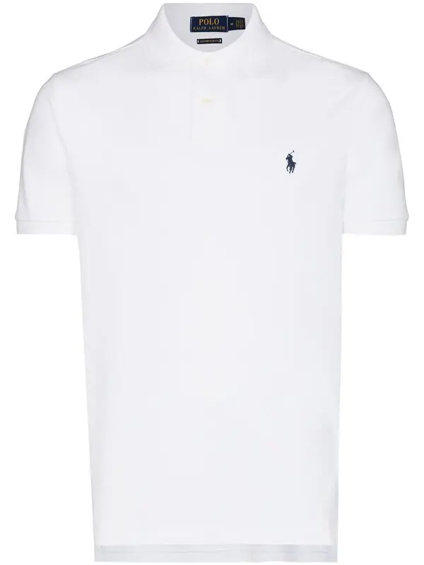 Polo Ralph Lauren Logo-embroidered Polo Shirt - White