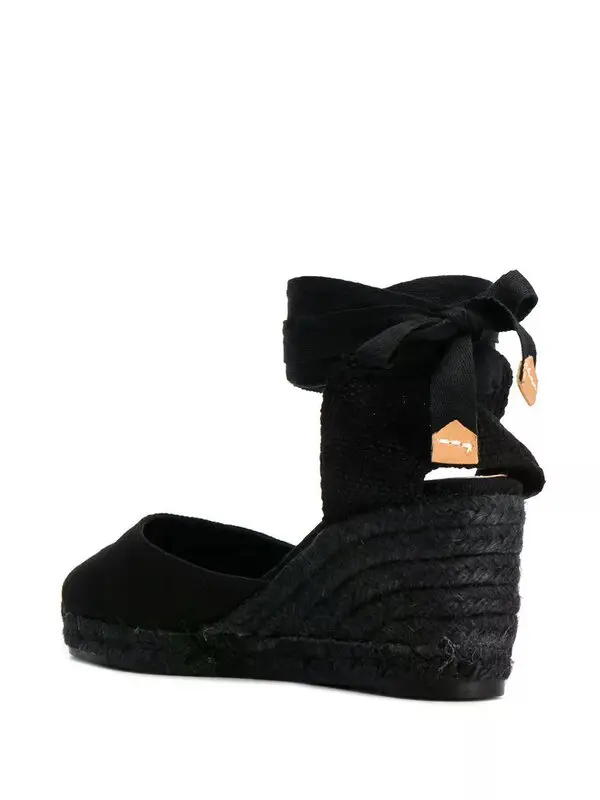 CastaÑer Heeled Espadrilles - Black