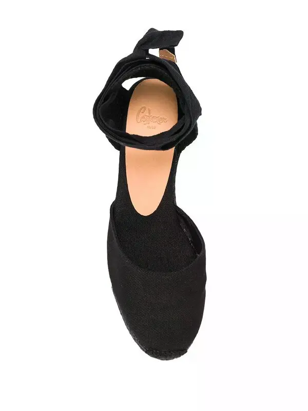 CastaÑer Heeled Espadrilles - Black