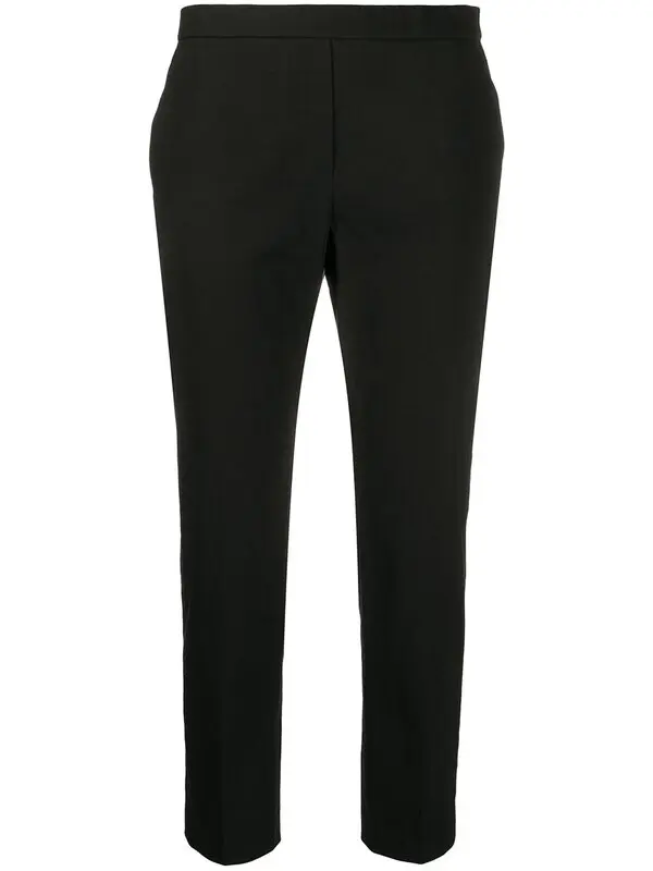 Theory Cropped Tailored Trousers - Black