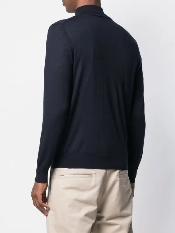 N.peal The Regent Half-zip Jumper - Blue