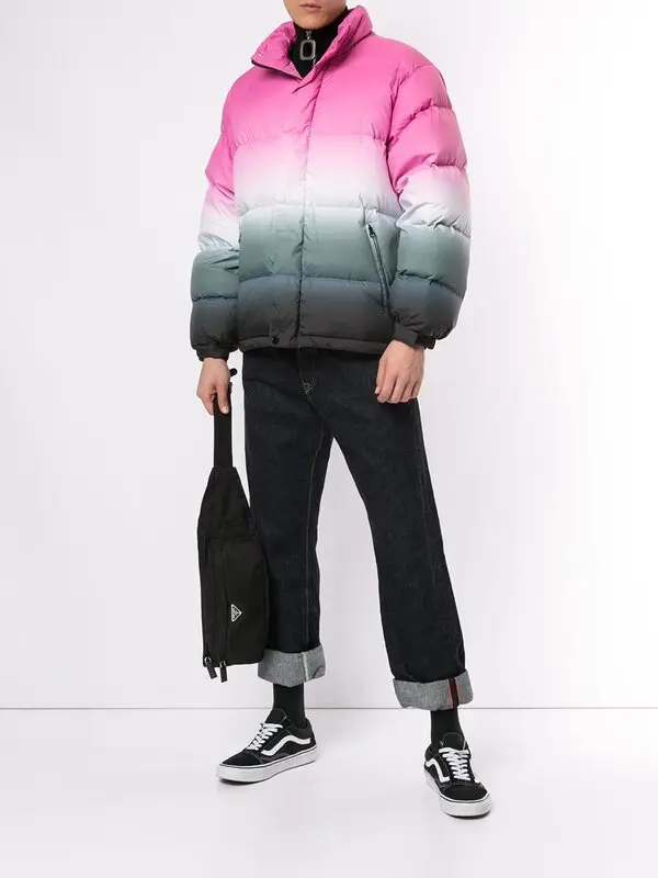 Supreme Gradient Puffer Jacket - Pink | Editorialist