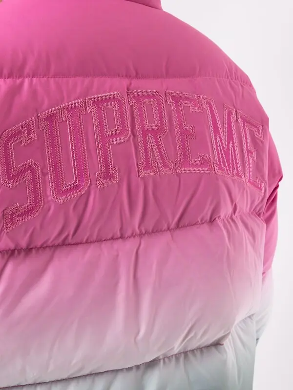 Supreme Gradient Puffer Jacket - Pink | Editorialist