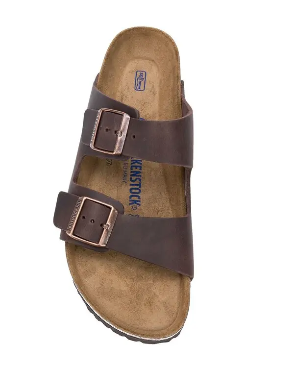 BIRKENSTOCK Arizona Buckle Sandals - Brown