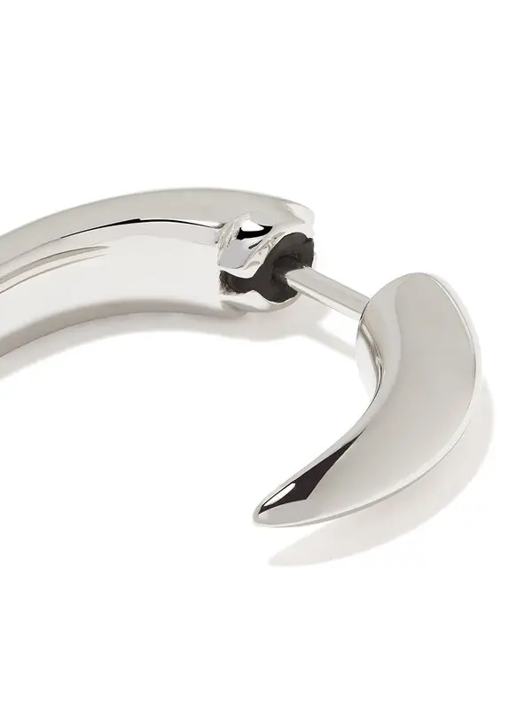 SHAUN LEANE Diamond Hook Earrings - Silver