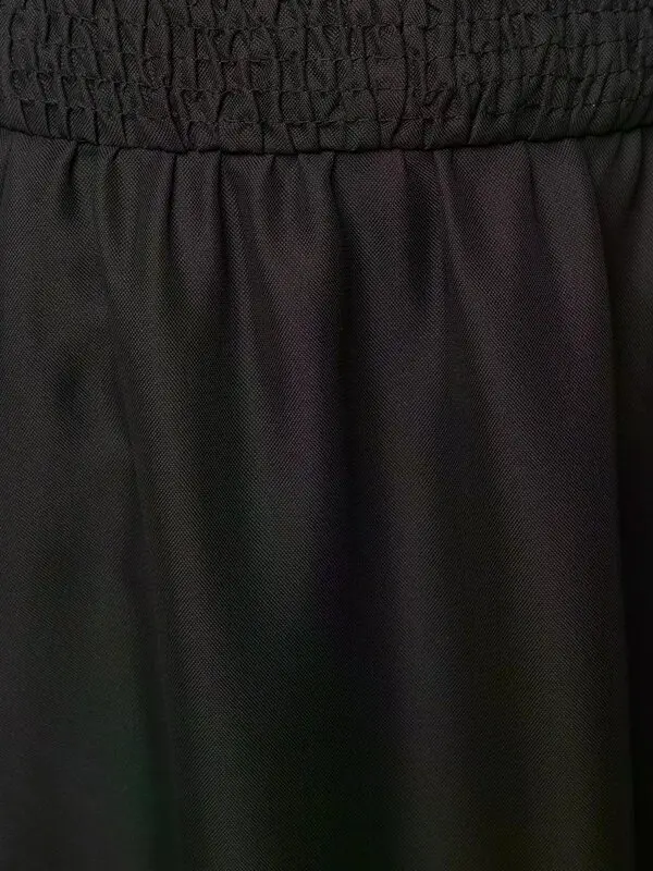 Valentino Garavani Peplum Hem Long Skirt