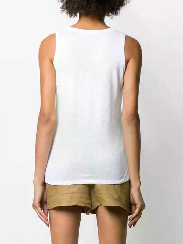 Majestic Filatures Boxy Fit Tank Top - White