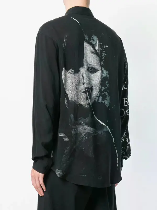 Yohji Yamamoto Graphic Print Shirt