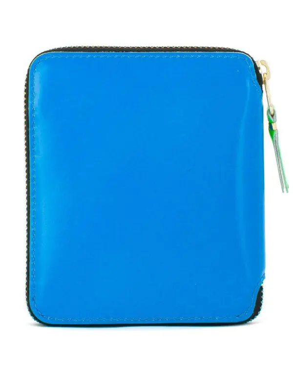 Comme Des Garçons All-around Zip Wallet - Blue