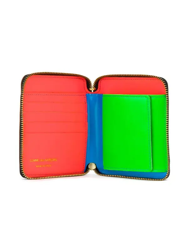 Comme Des Garçons All-around Zip Wallet - Blue