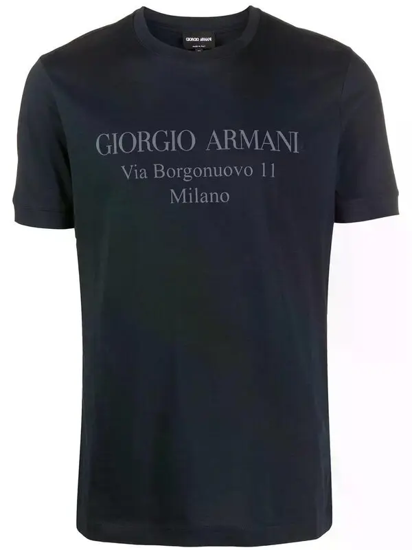 Giorgio Armani Logo Print T-shirt