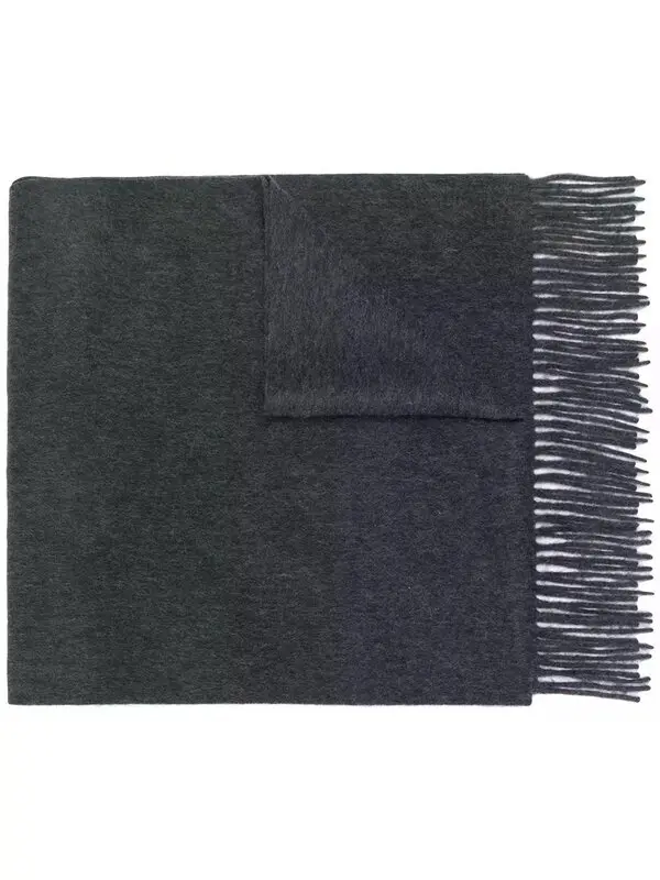 N.peal Large Woven Scarf - Grey